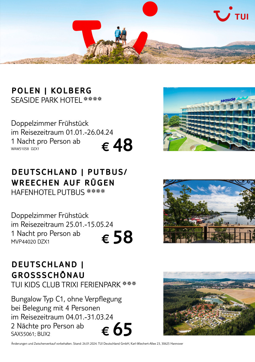 TUI Flyer – Reisebüro Spreewald Reisen Inhaber Mark Schönborn e.K.